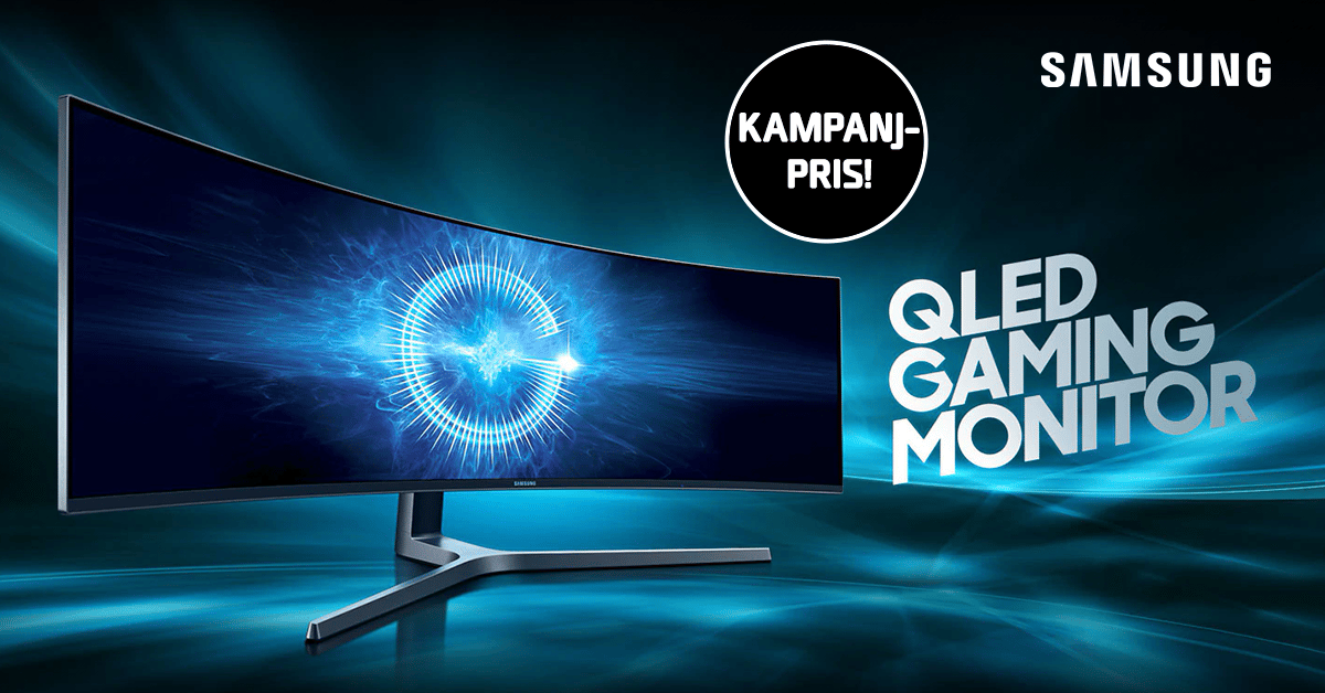 Samsung 49" C49HG90 Curved 144 Hz QLED - Inet.se