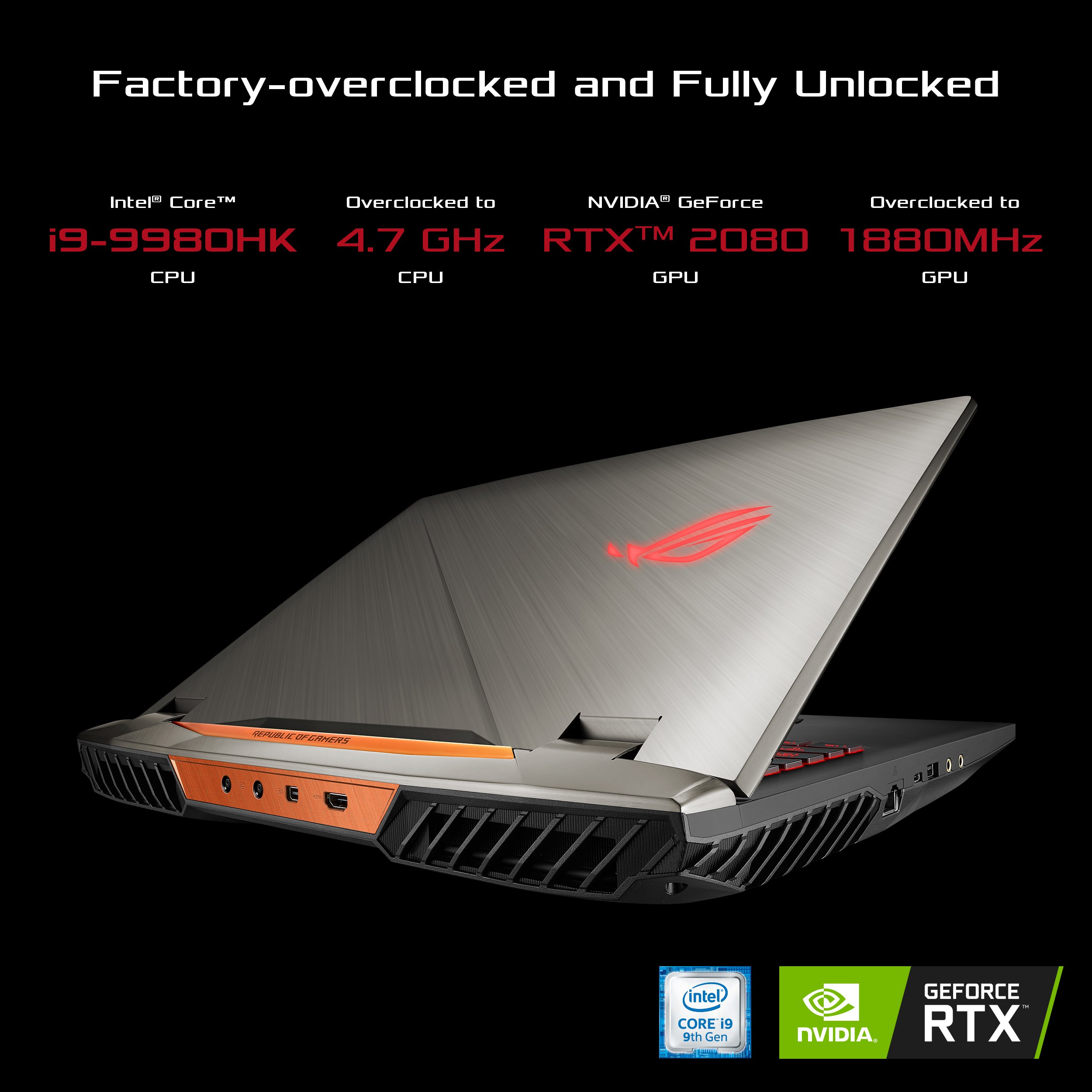 ASUS ROG G703GXR - i7 32GB 512GB RTX 2080 144Hz - Inet.se