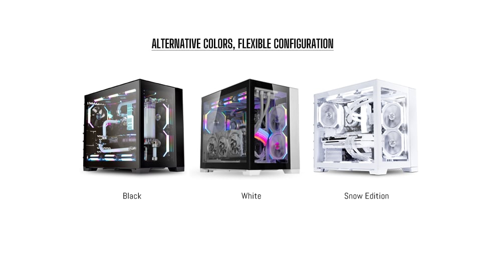 Lian Li PC-O11 Dynamic Mini Snow Edition - Inet.se
