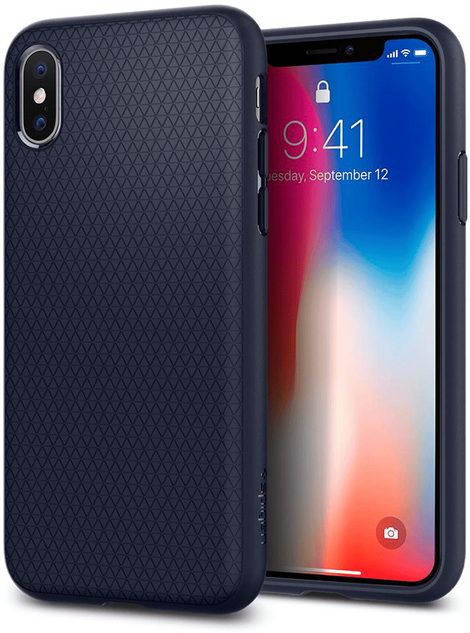 Spigen Liquid Air iPhone X Blue - Inet.se