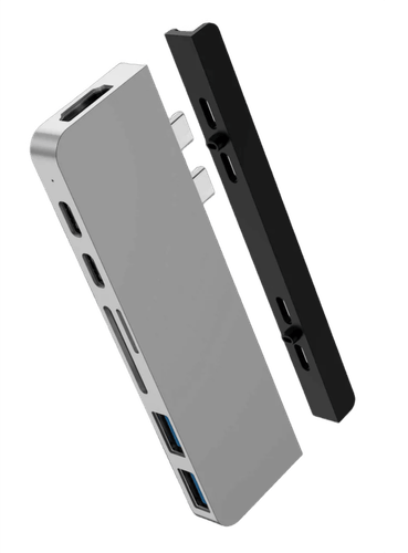 Hyperdrive 7-in2 USB-C Hub Silver - Inet.se