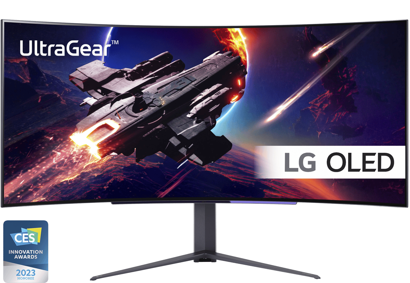 LG 45'' UltraGear 45GR95QE OLED WQHD (800R) 240 Hz - Inet.se