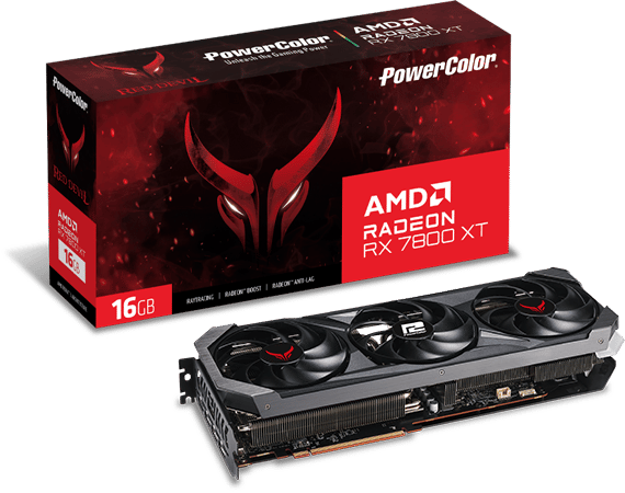 PowerColor Radeon RX 7800 XT 16GB Red Devil - Inet.se