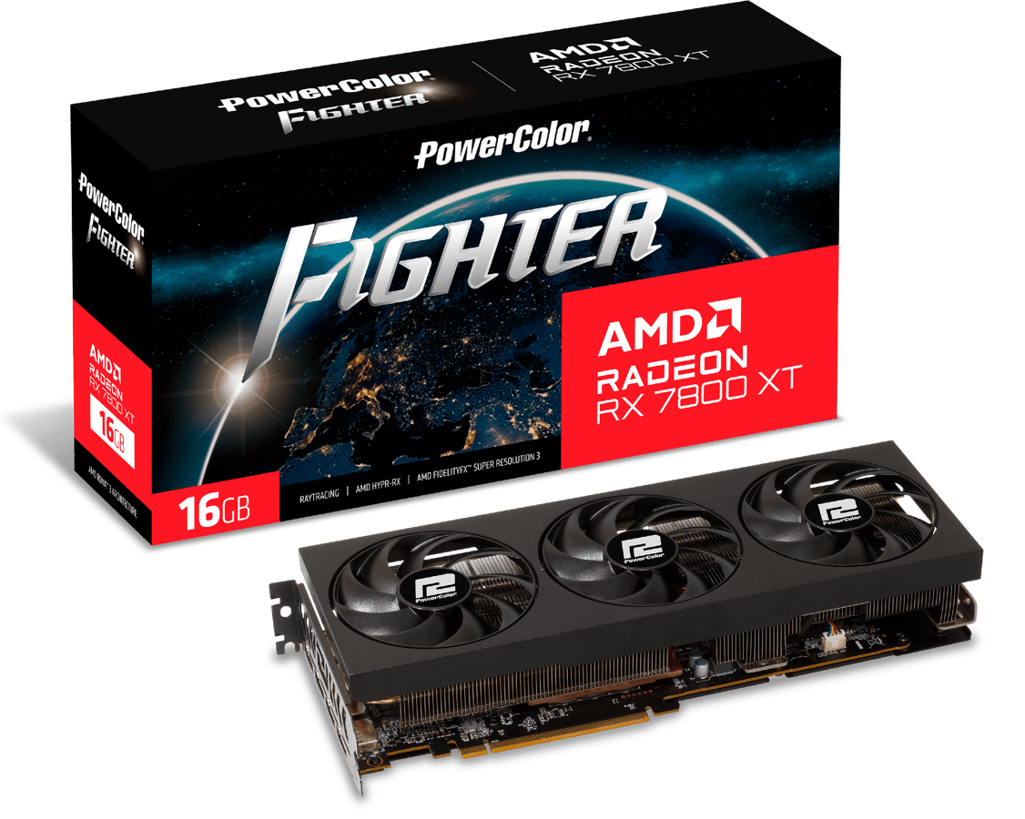 PowerColor Radeon RX 7800 XT 16GB Fighter - Inet.se