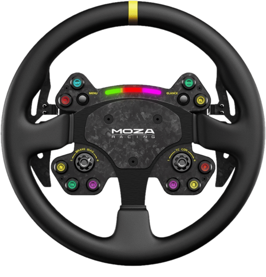 Moza - RS V2 - Steering Wheel Round Leather - Inet.se