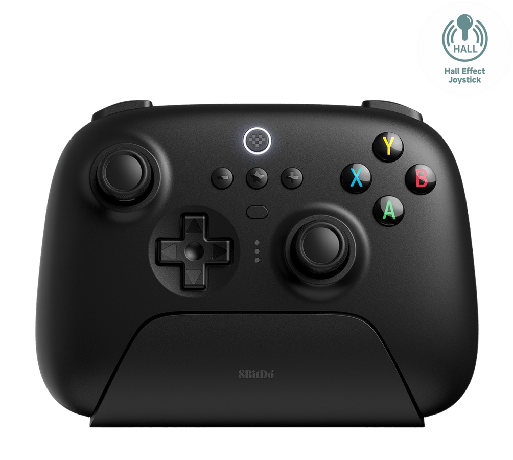 8bitdo Ultimate Pad 2,4g Trådlös Svart - Hall Effect - Inet.se