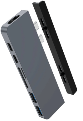 Hyperdrive 7-in2 USB-C Hub Rymdgrå - Inet.se