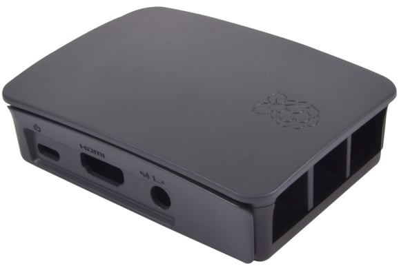 Låda för Raspberry Pi, Svart/Grå - Inet.se