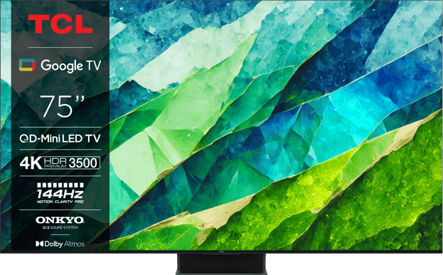 TCL 75" 75C855 Mini LED 4K Google TV - Inet.se
