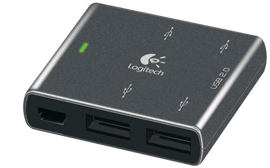 Logitech 4-Port USB Hub for Notebooks - Inet.se