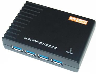ST Lab USB 3.0 Hub 4-portar - Inet.se