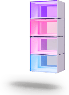 Nanoleaf Expo Smart Display Case Startkit 4-pack - Inet.se