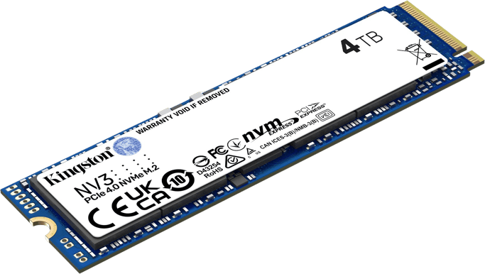 Kingston NV3 M.2 NVMe Gen 4 4TB - Inet.se