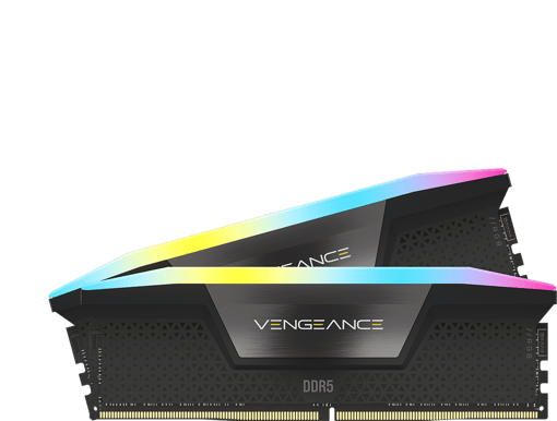 Corsair 64GB (2x32GB) DDR5 6000MHz CL30 Vengeance RGB Svart - Inet.se