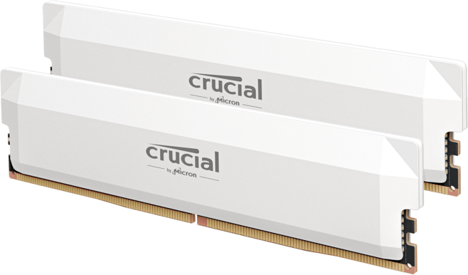Crucial Pro OC 32GB (2x16GB) DDR5 6000 Mhz CL36 Vit - Inet.se