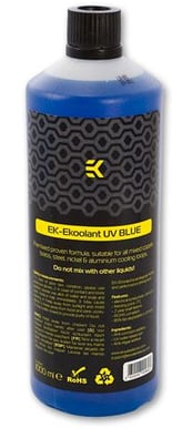 Vätska, EK-Ekoolant UV Blue- 1000 ml - Inet.se