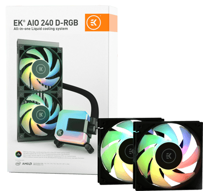 EK-AIO 240 D-RGB + 2 Extra Fläktar - Inet.se