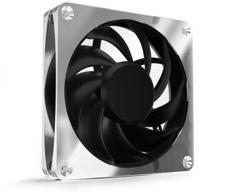 Alphacool Apex Stealth Metal Krom 120mm 2000rpm - Inet.se