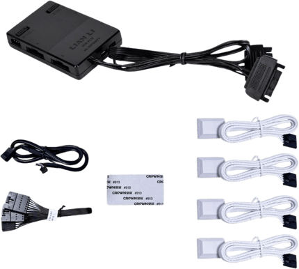 Lian Li UNI Hub SL INF L-Connect 3 Vit - Inet.se