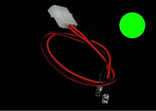 LED ready 3mm Twin ultra-bright Grön - Inet.se