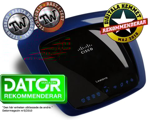 Linksys WRT610N Wireless Dual-N Bredbandsrouter - Inet.se