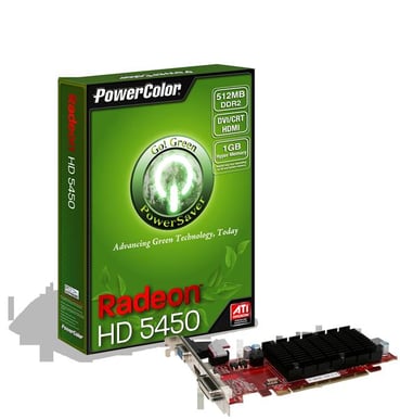 PowerColor Radeon HD5450 512MB DDR2 Go Green - Inet.se