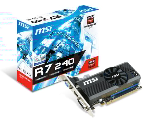 MSI Radeon R7 240 2GB LP (Oland Pro) - Inet.se