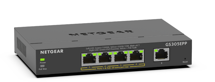 Netgear SOHO Plus GS305EPP PoE+ 120W - Inet.se