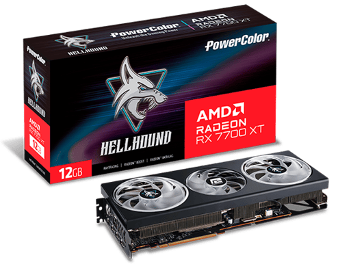 PowerColor Radeon RX 7700 XT 12GB Hellhound - Inet.se