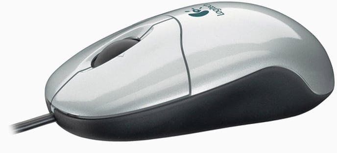 Logitech Pilot Optical Mouse Silver - Inet.se