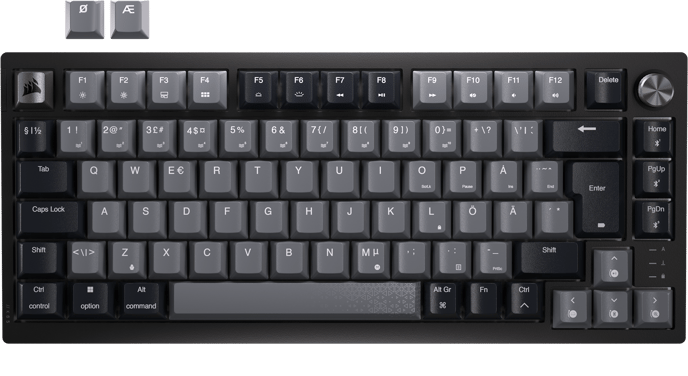 Corsair K65 Plus Wireless 75% Corsair MLX Red - Inet.se