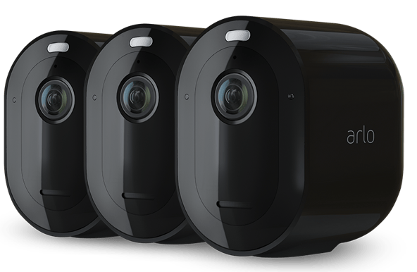 Arlo Pro 4 3-pack svart - Inet.se