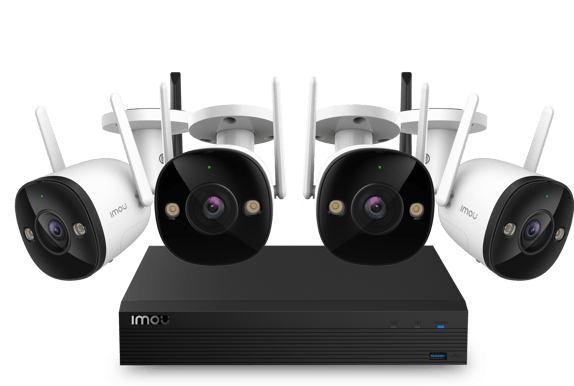 IMOU NVR + Bullet 2 Trådlöst säkerhetssystem - Inet.se