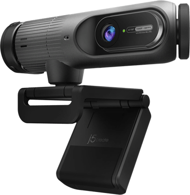 J5 Create 2K AI-Powered Webcam with Wireless Mic - Inet.se