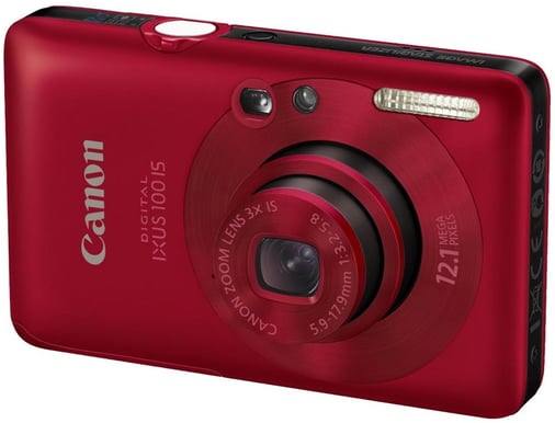 Canon IXUS 100 IS Röd - Inet.se