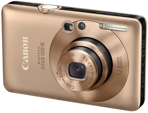 Canon IXUS 100 IS Guld - Inet.se