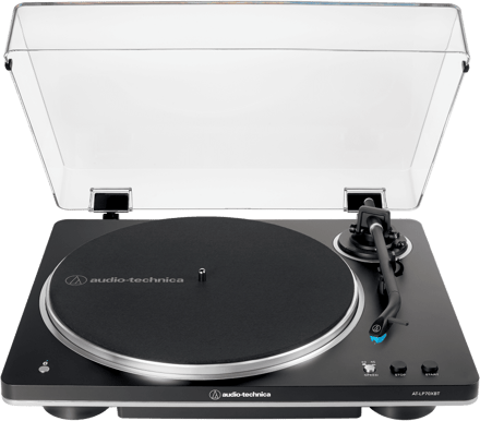 Audio-Technica AT-LP70XBTBS Skivspelare Svart / Silver - Inet.se