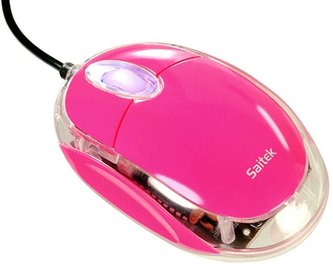 Saitek Notebook Optical Mouse Rosa - Inet.se