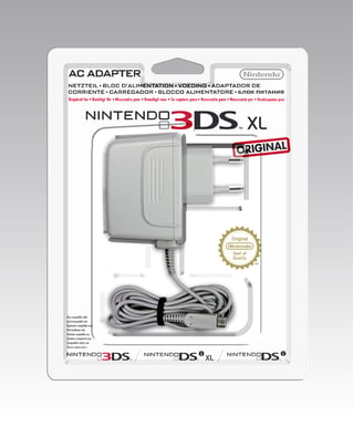 Nintendo 3DS - AC-adapter - Inet.se