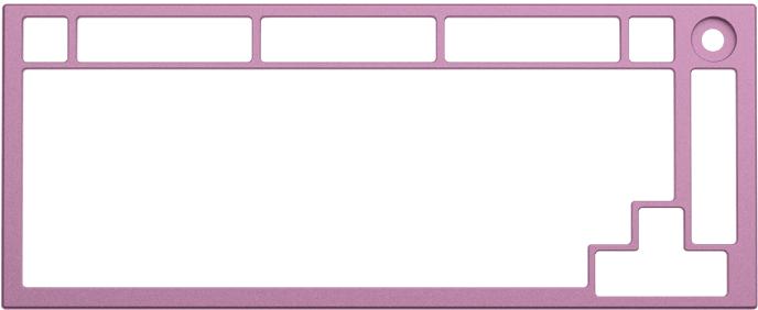 Glorious GMMK PRO Top Frame Rosa - Inet.se