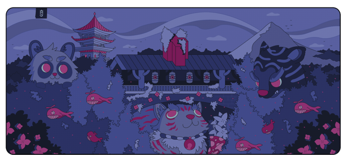 Mighty Setup - Fantasy Forest Purple - Inet.se