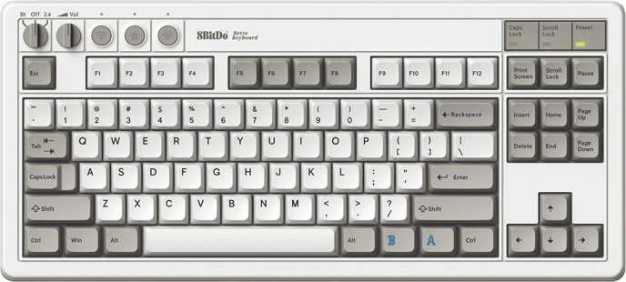 8BitDo Mechanical Keyboard M Edition ANSI - Inet.se
