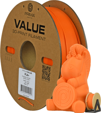 Prima Creator Prima Value PLA+ 1.75mm 1kg - Orange - Inet.se