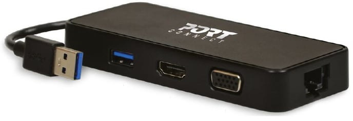 PORT Designs Dockningsstation 4-portar USB 3.0 - Inet.se