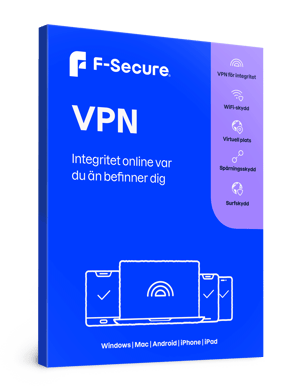 F-Secure VPN 1 år, 1 enhet - Inet.se