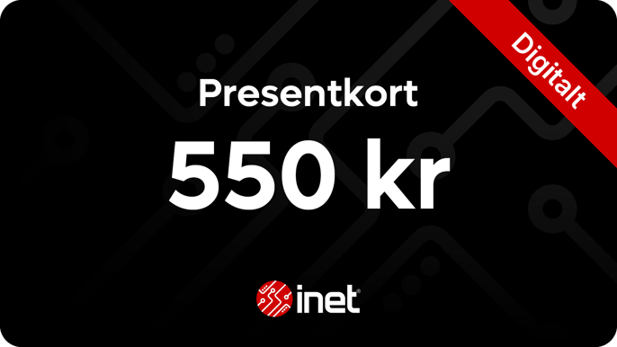 Inet Presentkort Digitalt 550 kr - Inet.se