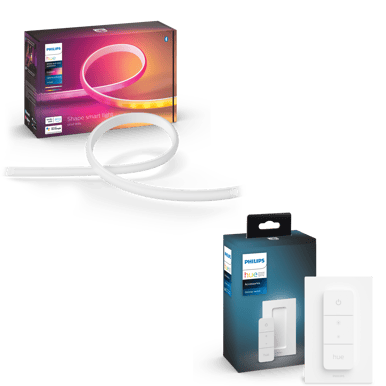 Philips Hue Gradient Lighstrip + Dimmer Switch V2 - Inet.se