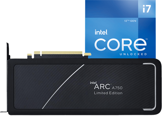 Paket - Intel Arc A750 8GB - 12700KF - Inet.se