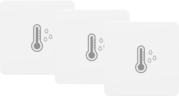 ThirdReality Temperatur - och luftfuktighetssensor Lite 3-pack - Inet.se