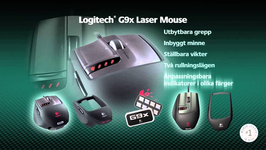 Logitech G9X Laser Gaming Mouse - Inet.se